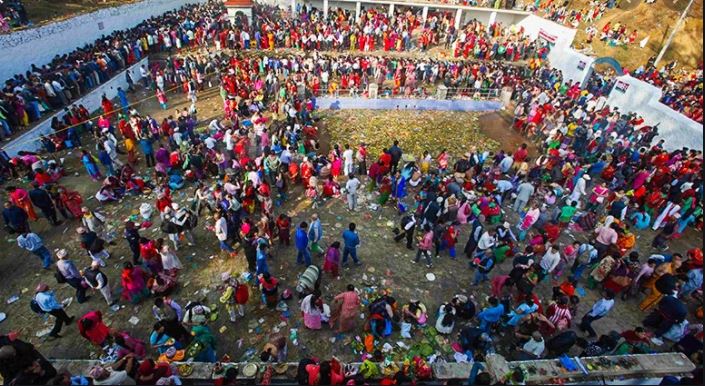 Devotees Flock to Andhāndhī Shrine in Mahottari on Kushe Aunshi ...
