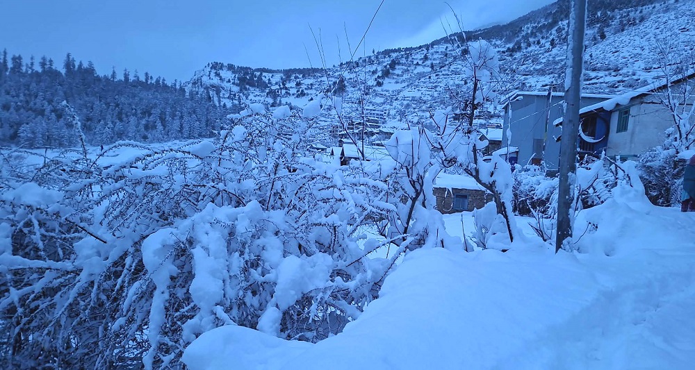 Snowfall Grips Several Parts of Nepal as Low-Pressure System Influences ...